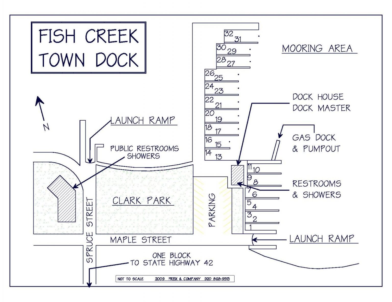 Harbor Layout – Fish Creek Town Dock